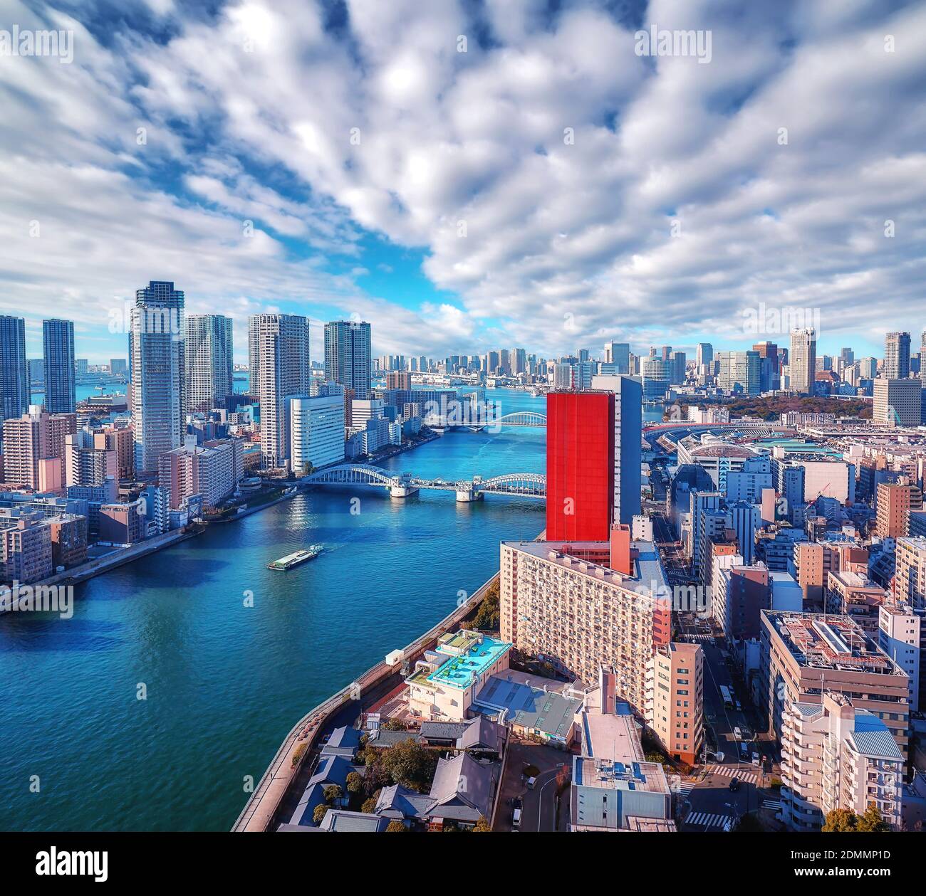 Tokyo river sea aerial hi-res stock photography and images - Alamy
