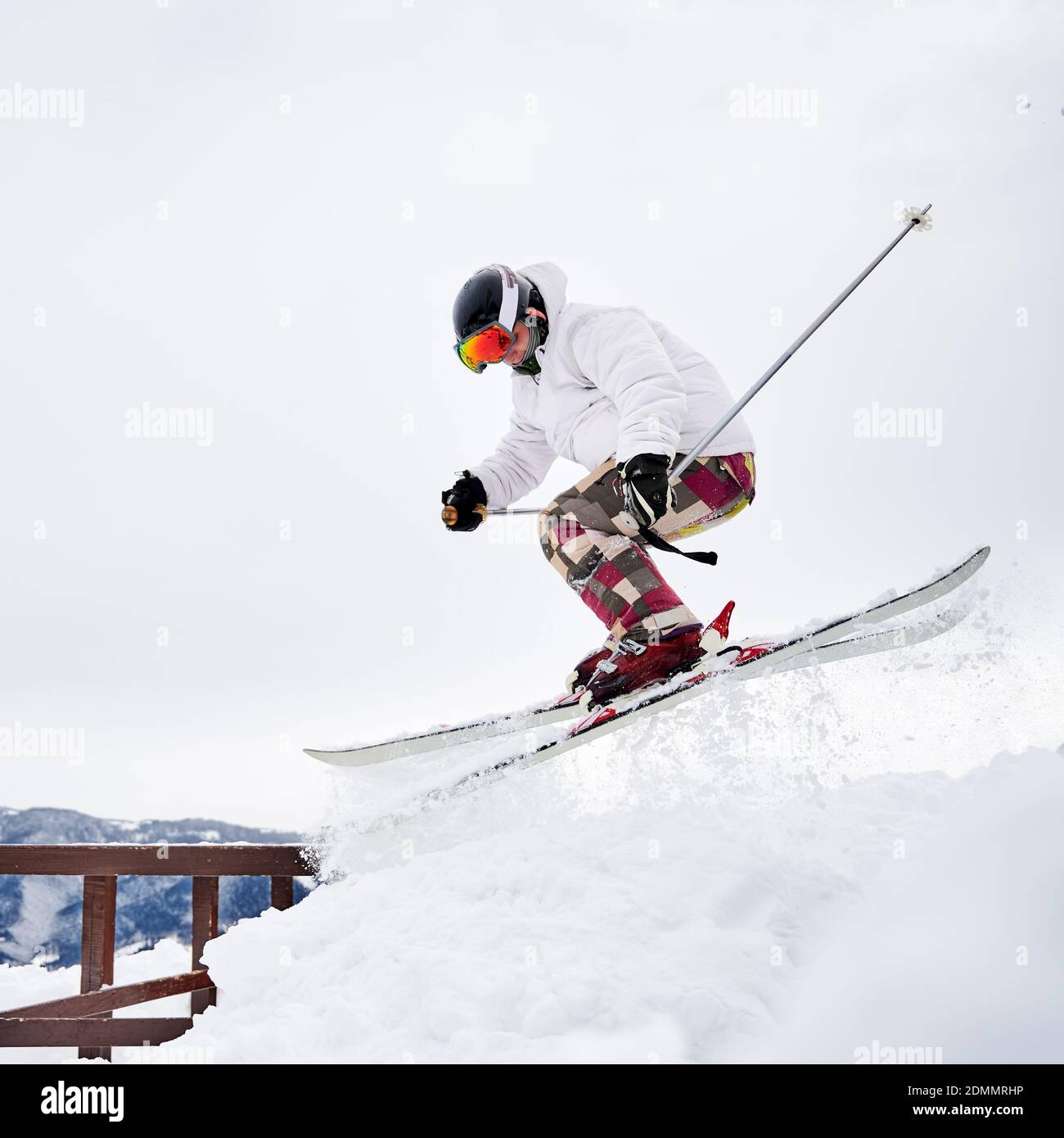 Sliding down snow slope hi-res stock photography and images - Alamy