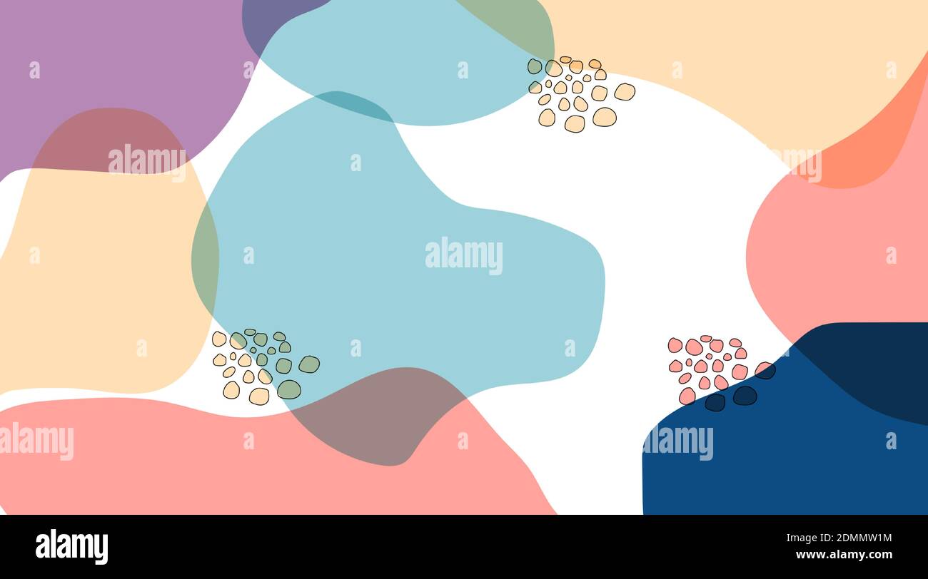 Contemporary abstract art fluid shapes for your design background Stock ...