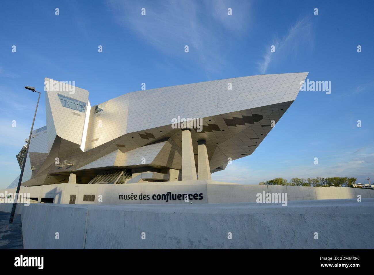 Lyon (central-eastern France): the “ Musee des Confluences” science ...