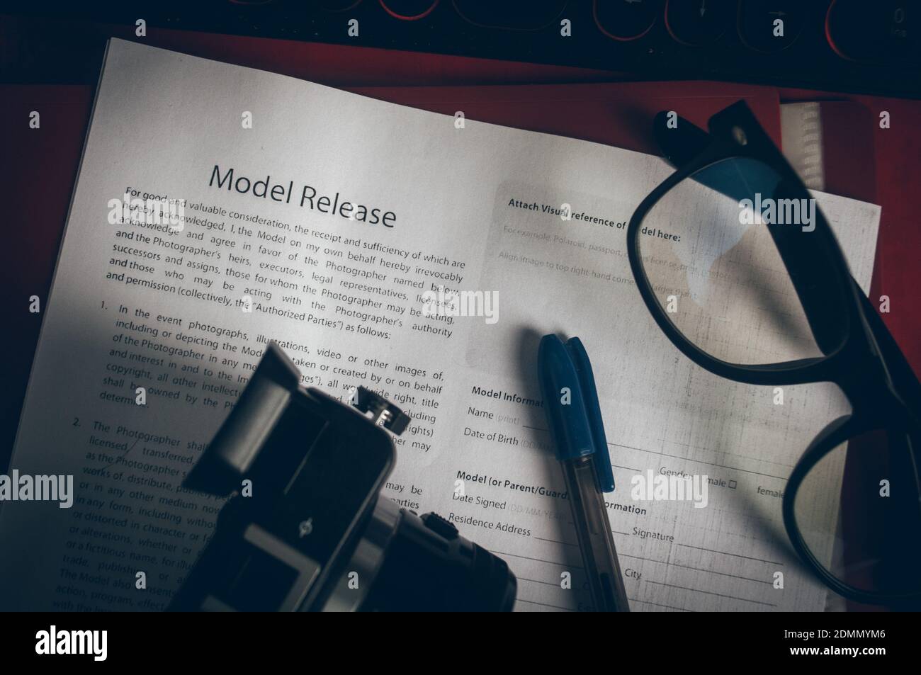 Model release form hi-res stock photography and images - Alamy
