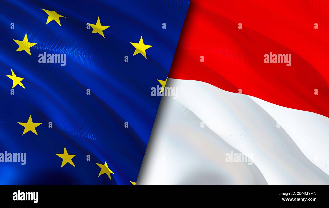 European union monaco flag hi-res stock photography and images - Alamy