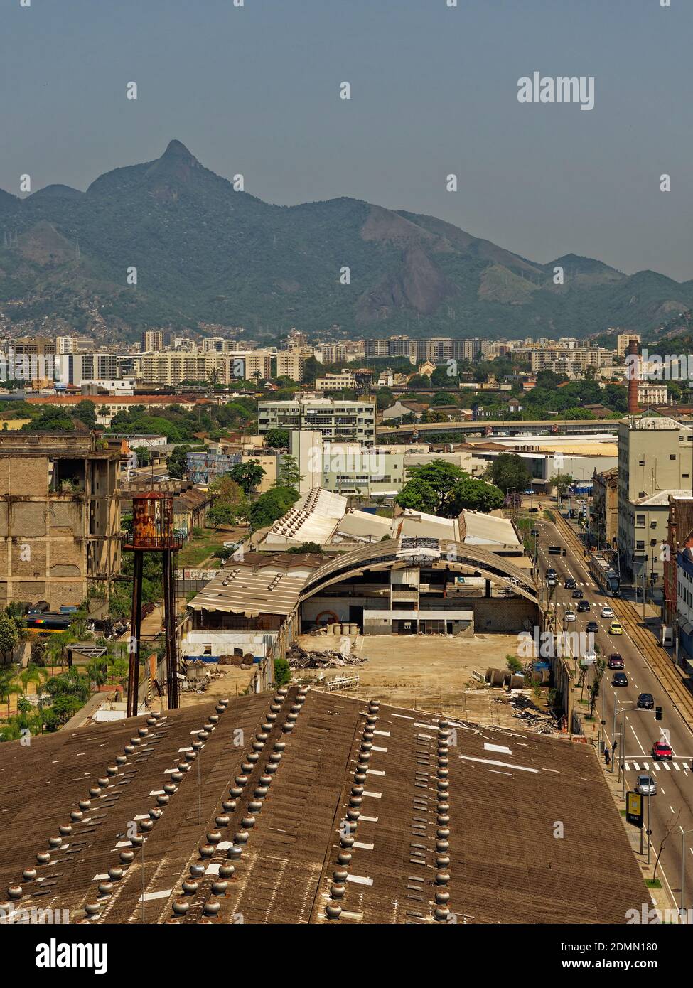 The Porto Maravilha development area with Warehouses partially ...