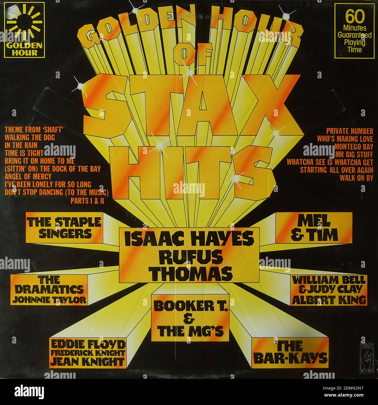 Golden Hour Of Stax Hits - - Vintage vinyl album cover Stock Photo - Alamy