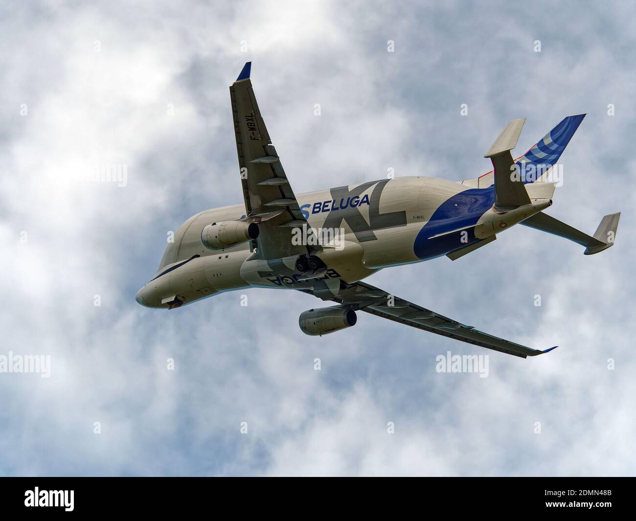 Newquay, Cornwall, UK,14th December 2020. Unusual whale shaped A700 ...