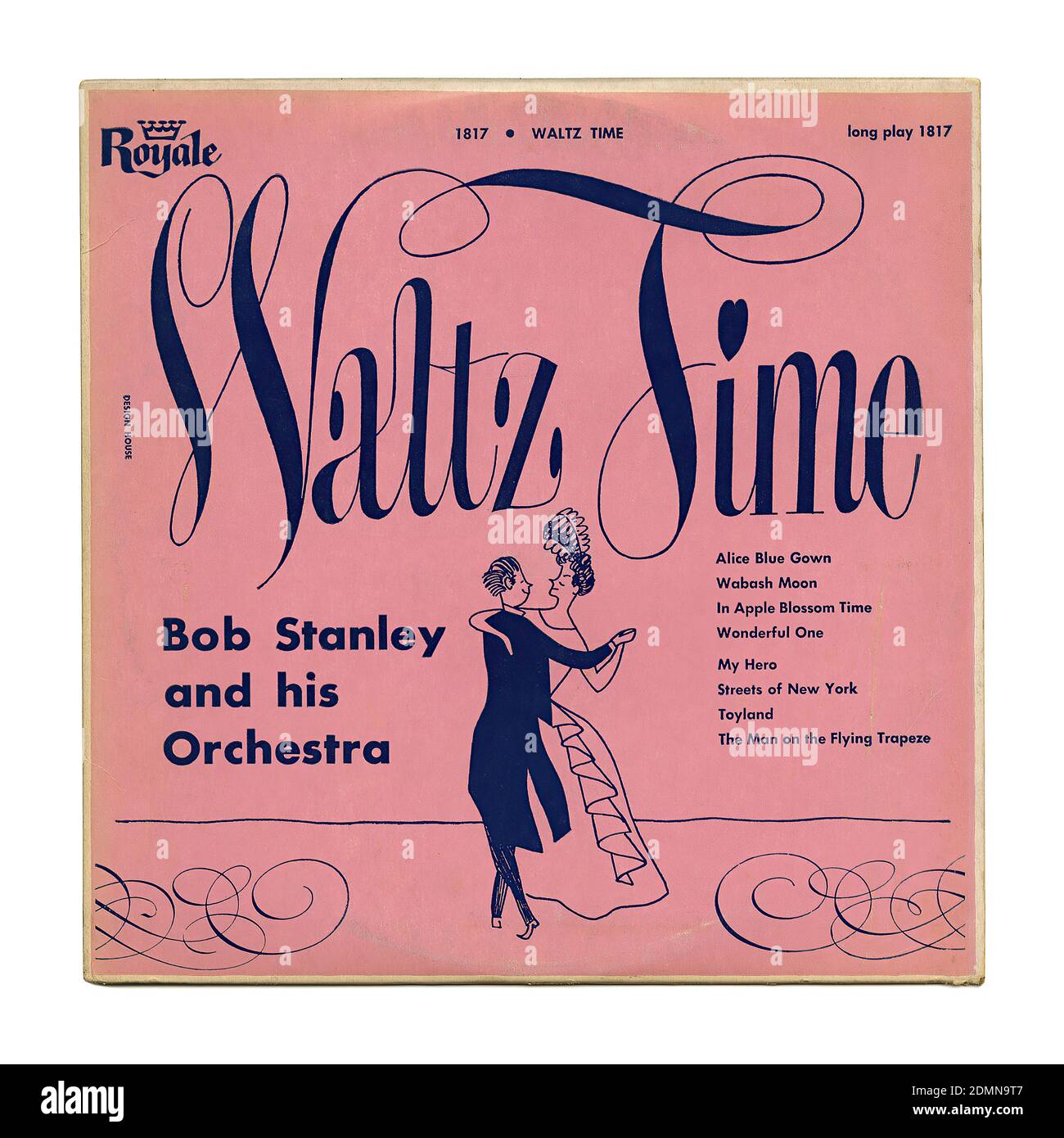 Waltz Time - Vintage Record Cover Stock Photo - Alamy