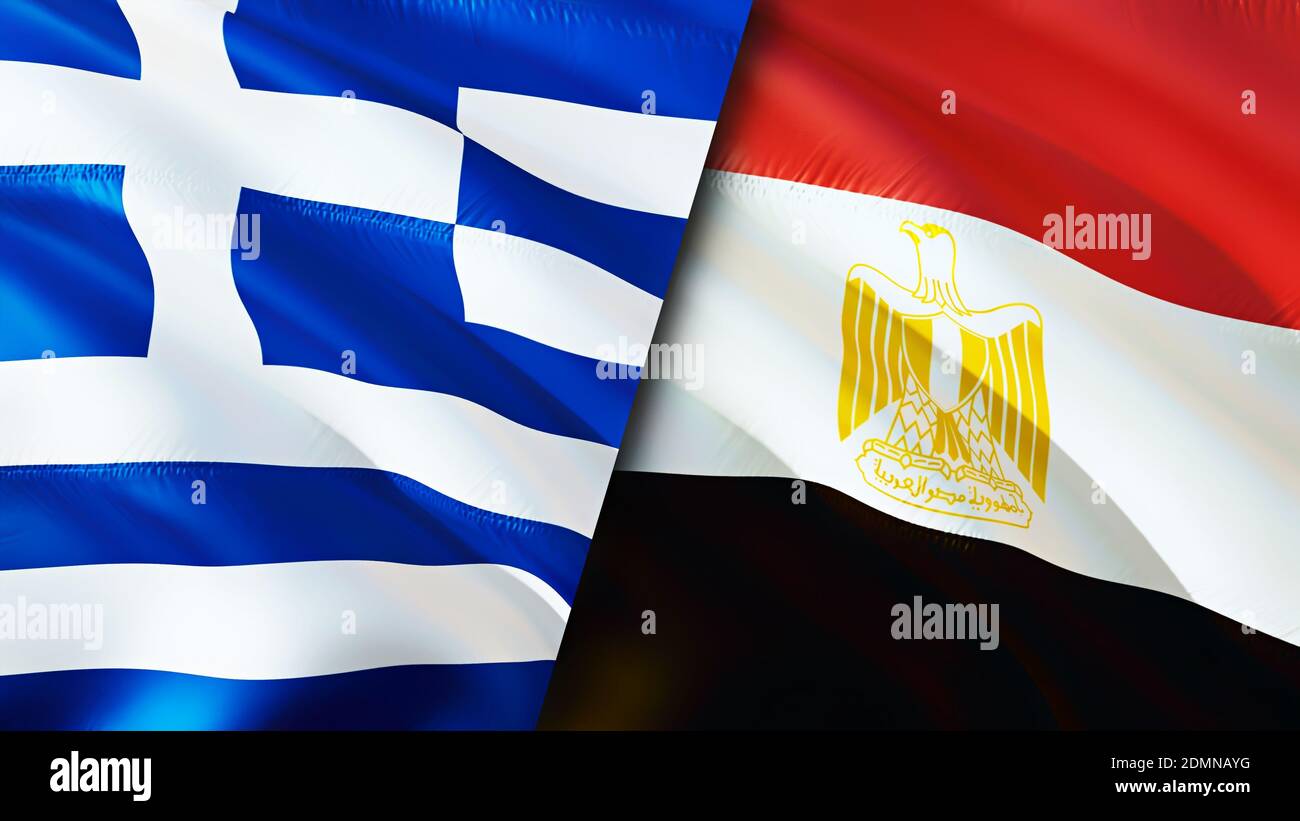 Greece egypt flag hi-res stock photography and images - Alamy