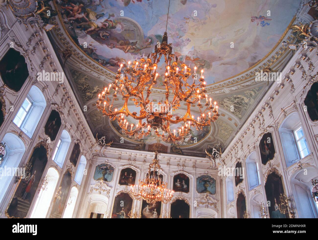 Austria, Tyrol, Innsbruck, Imperial Palace, Hall of Giants Stock Photo ...