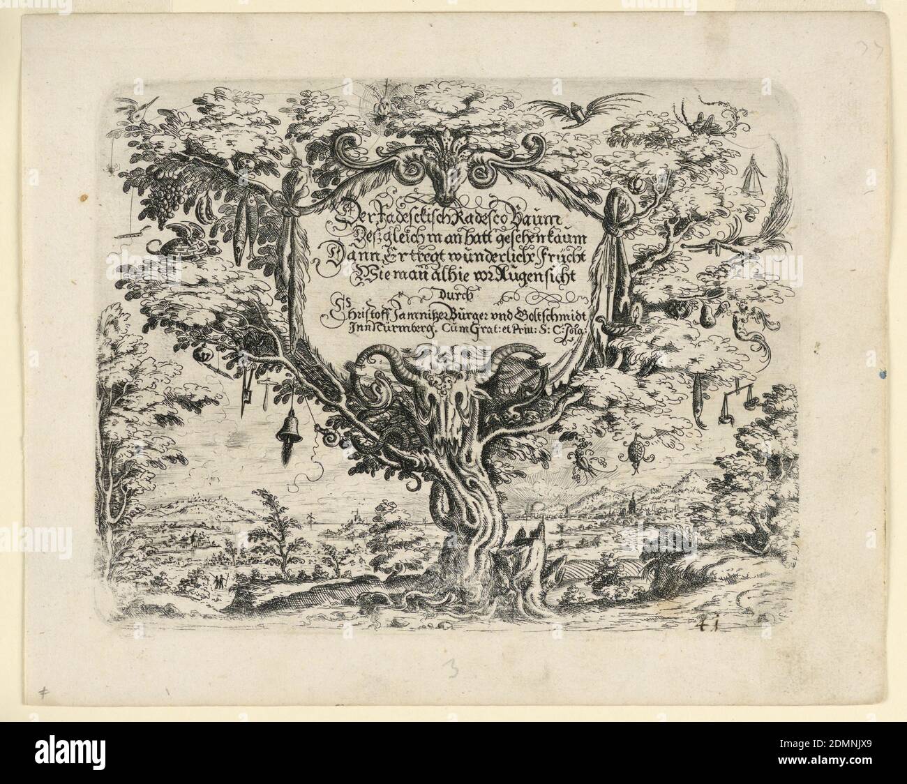 Dedication page, from Neüw Grotteßken Buch (New Grotesque Book ...