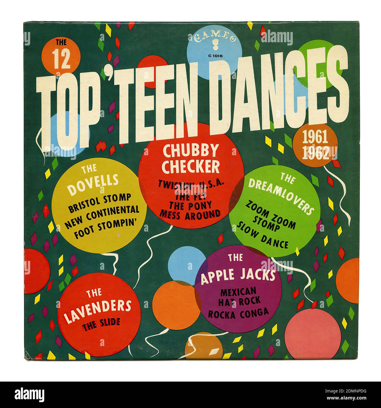 Top Teen Dances - Vintage Record Cover Stock Photo - Alamy