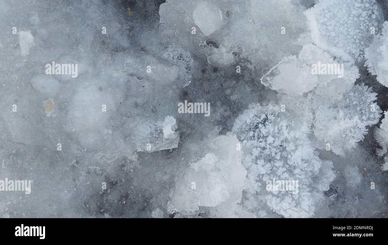 Texture of ice surface ice background Stock Photo - Alamy