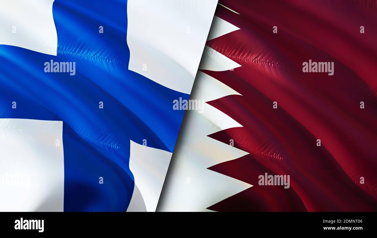 Qatar finland flag hi-res stock photography and images - Alamy