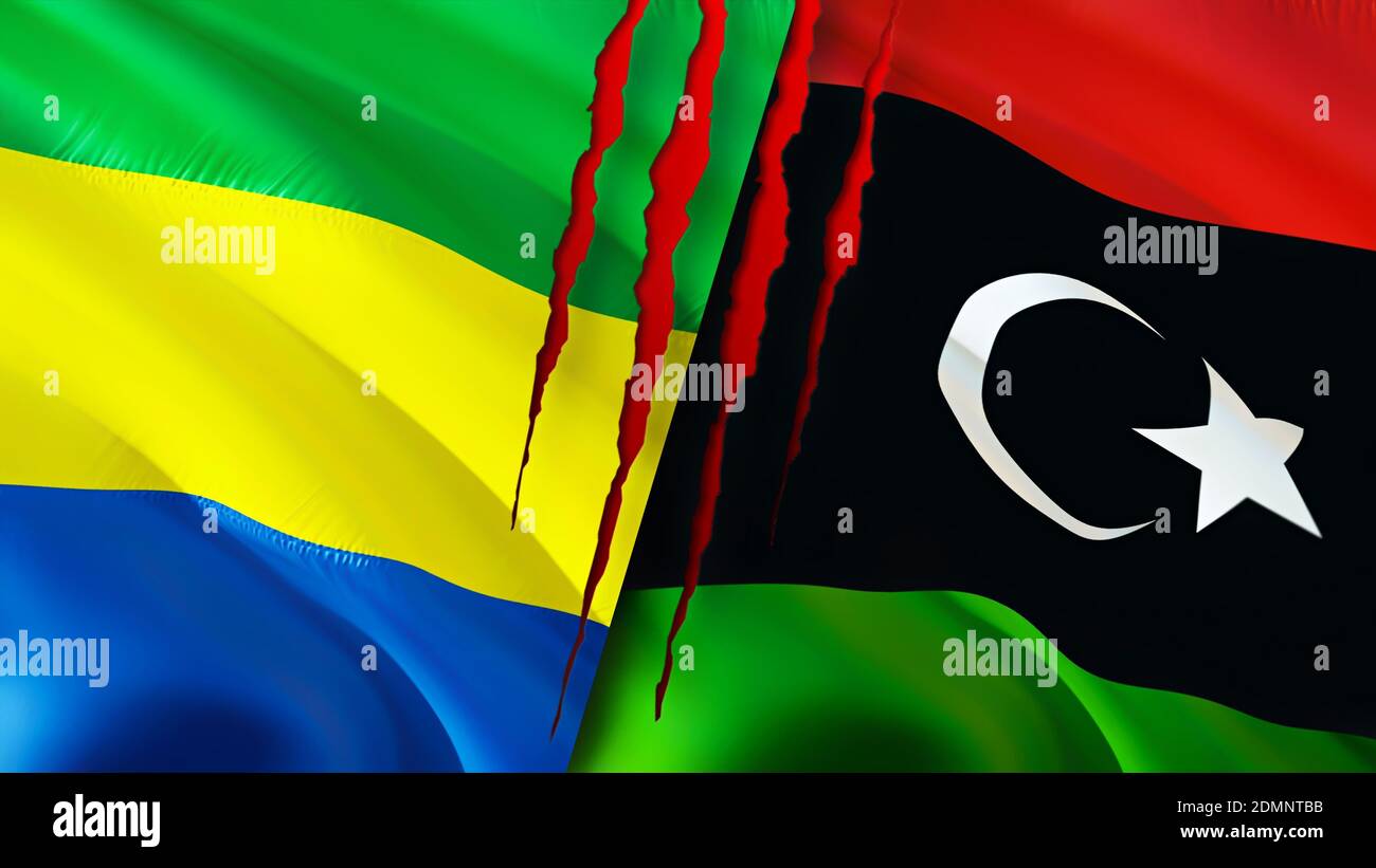 Libya gabon flag hi-res stock photography and images - Alamy