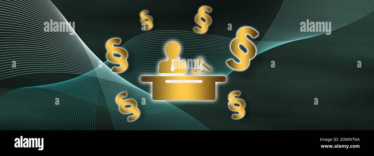 Illustration of a law concept Stock Photo - Alamy