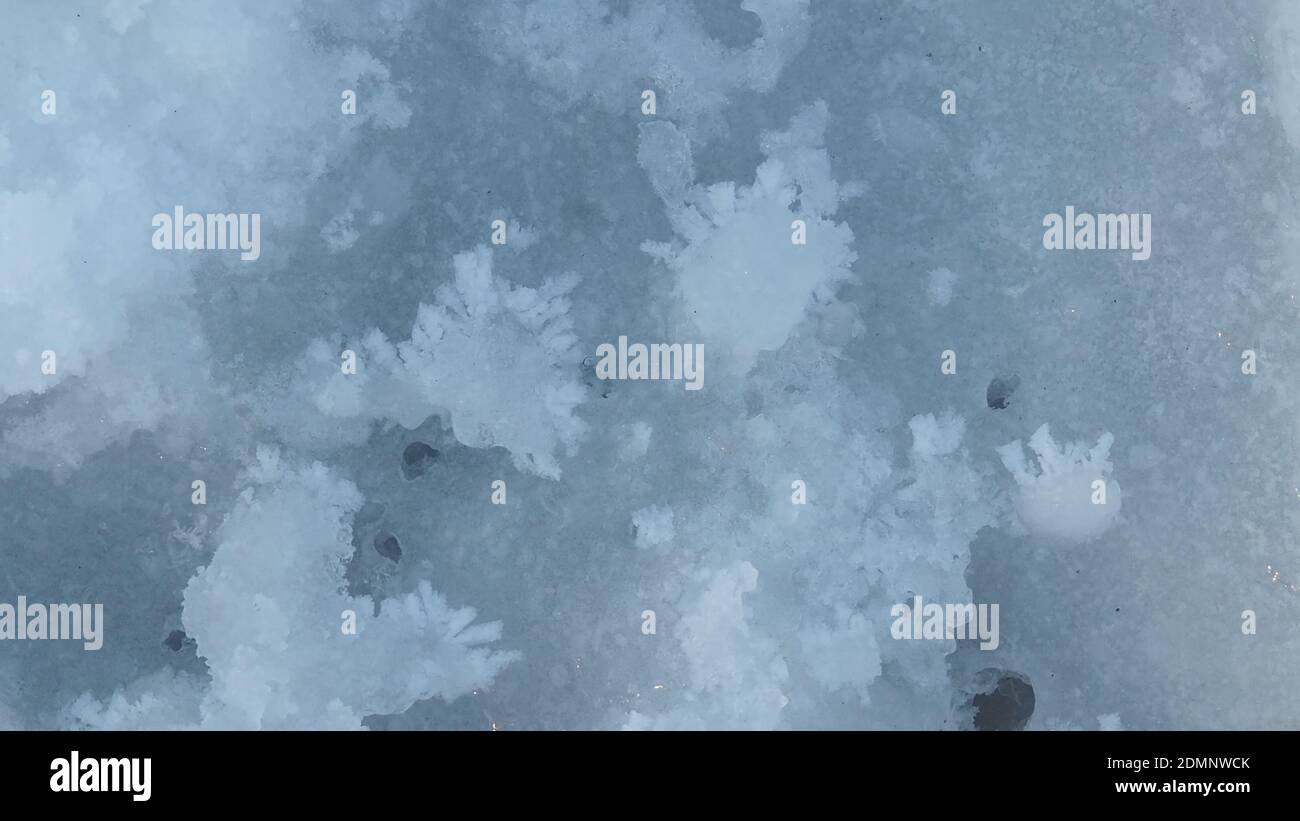 Texture of ice surface ice background Stock Photo - Alamy