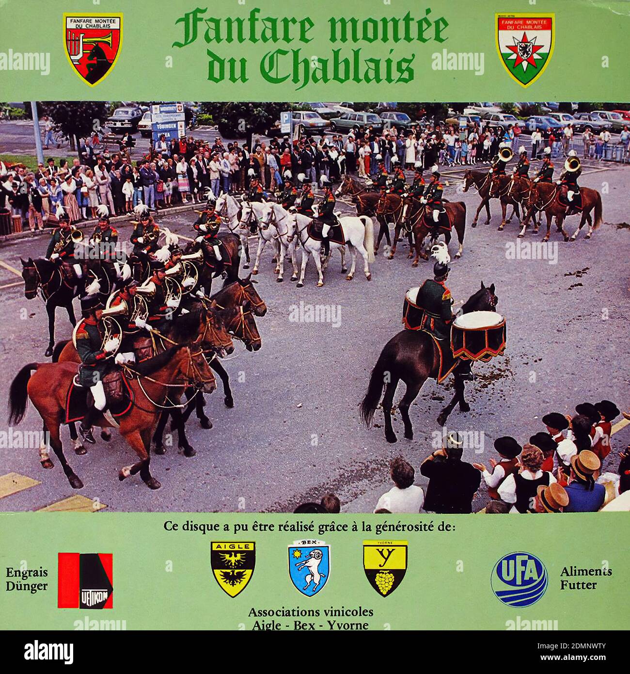 FANFARE MONTEE DU CHABLAIS 7 PS Single - Vintage Vinyl Record Cover ...