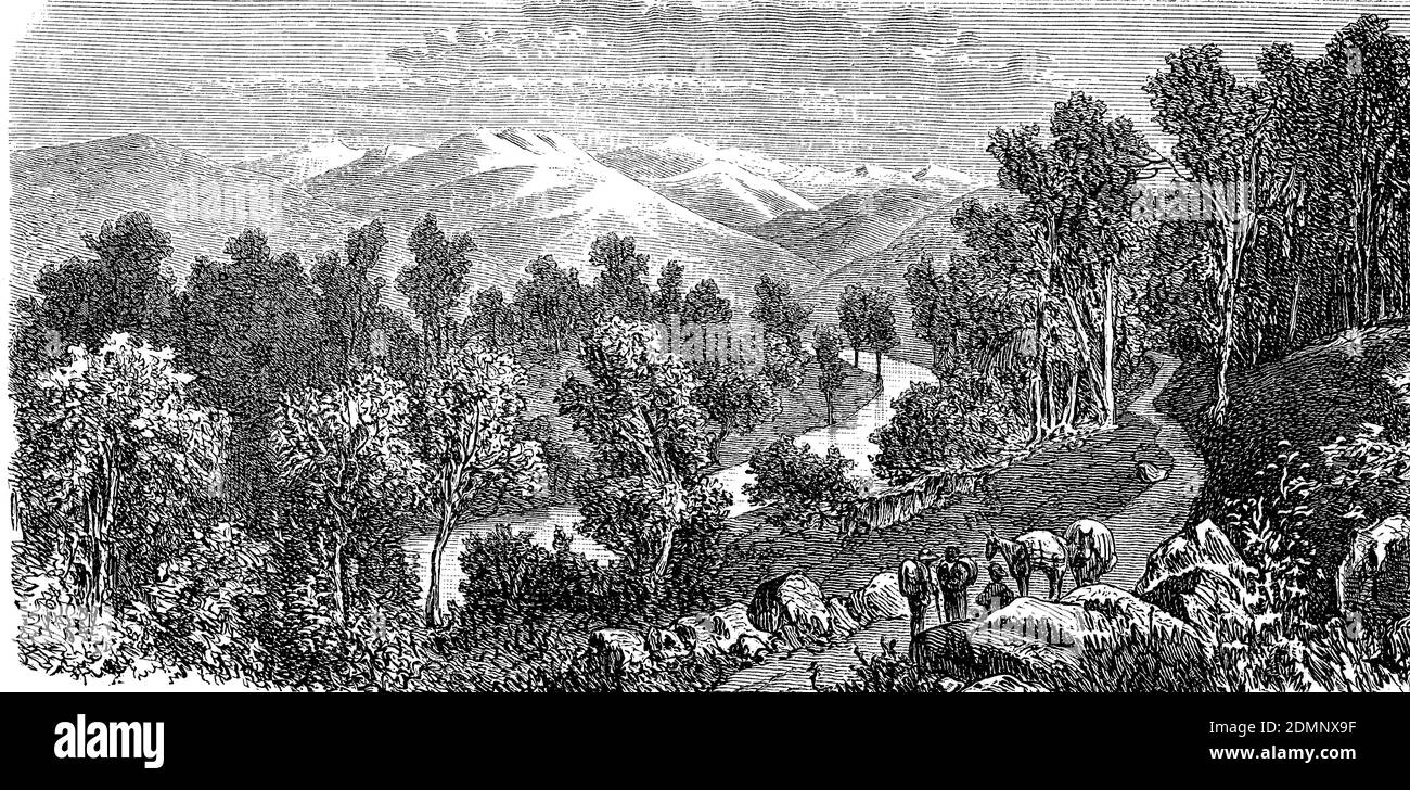 The Hotham Mountains in the southwest of the Australian state of ...