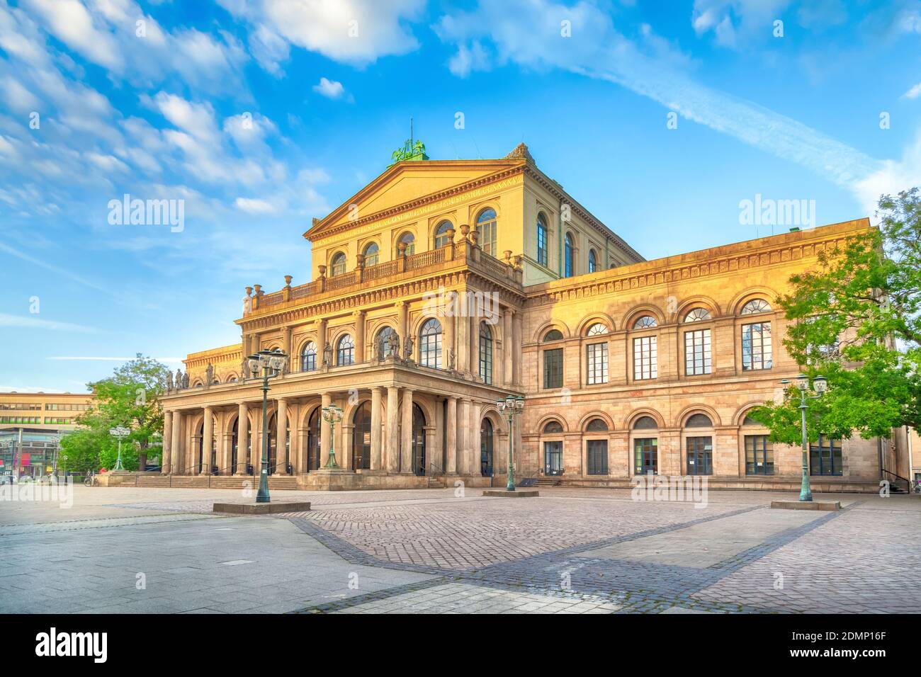 Building of Hannover State Opera, Lower Saxony, Germany (HDR-image ...