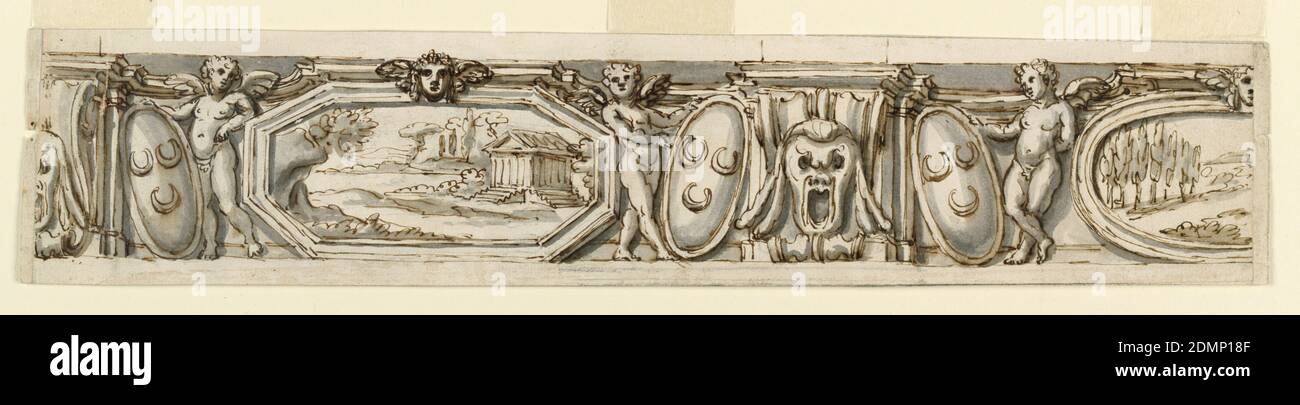Stand symmetrically winged putti hi-res stock photography and images ...
