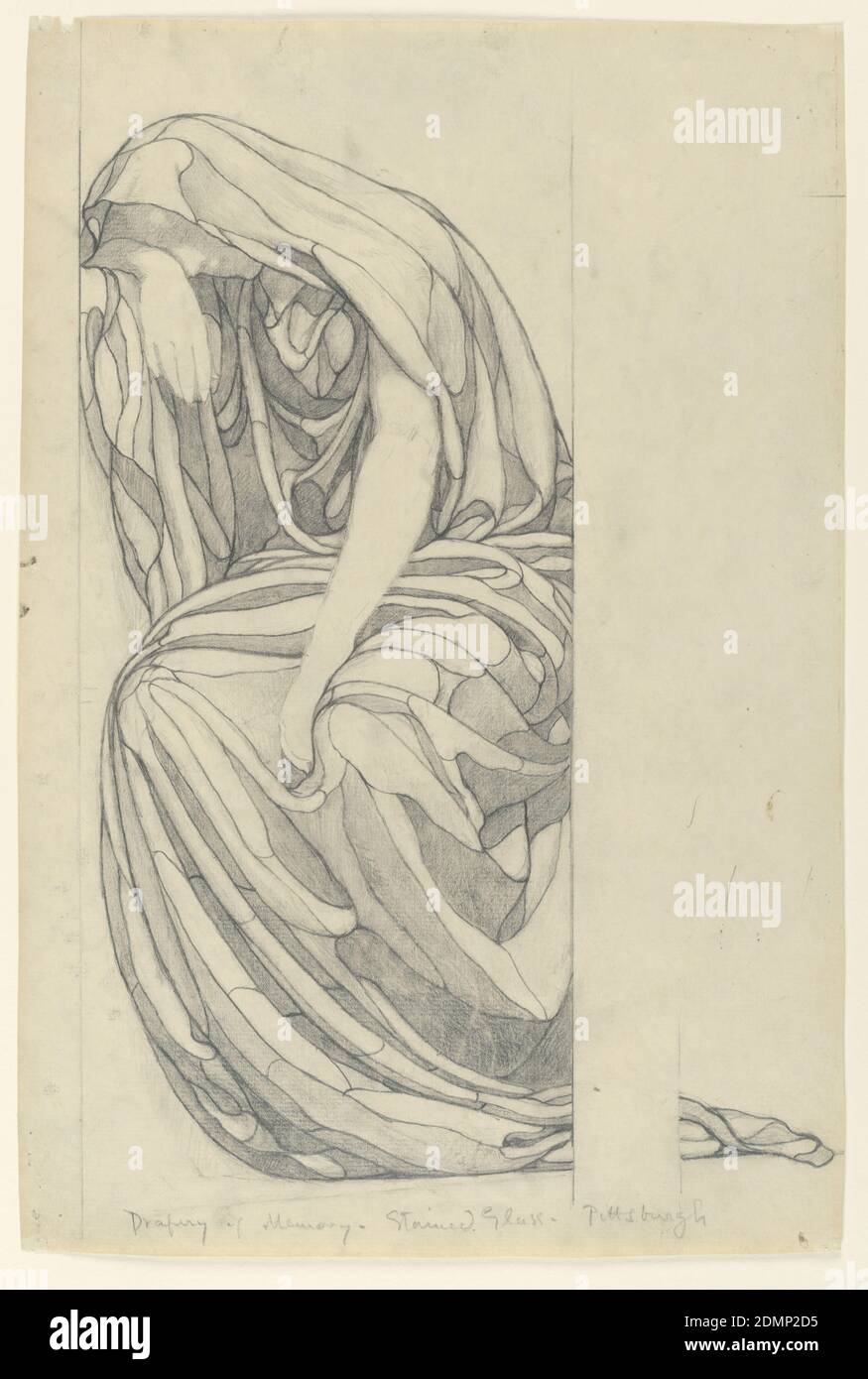 Study for 'Memory,' Pittsburgh, PA, Kenyon Cox, American, 1856–1919 ...