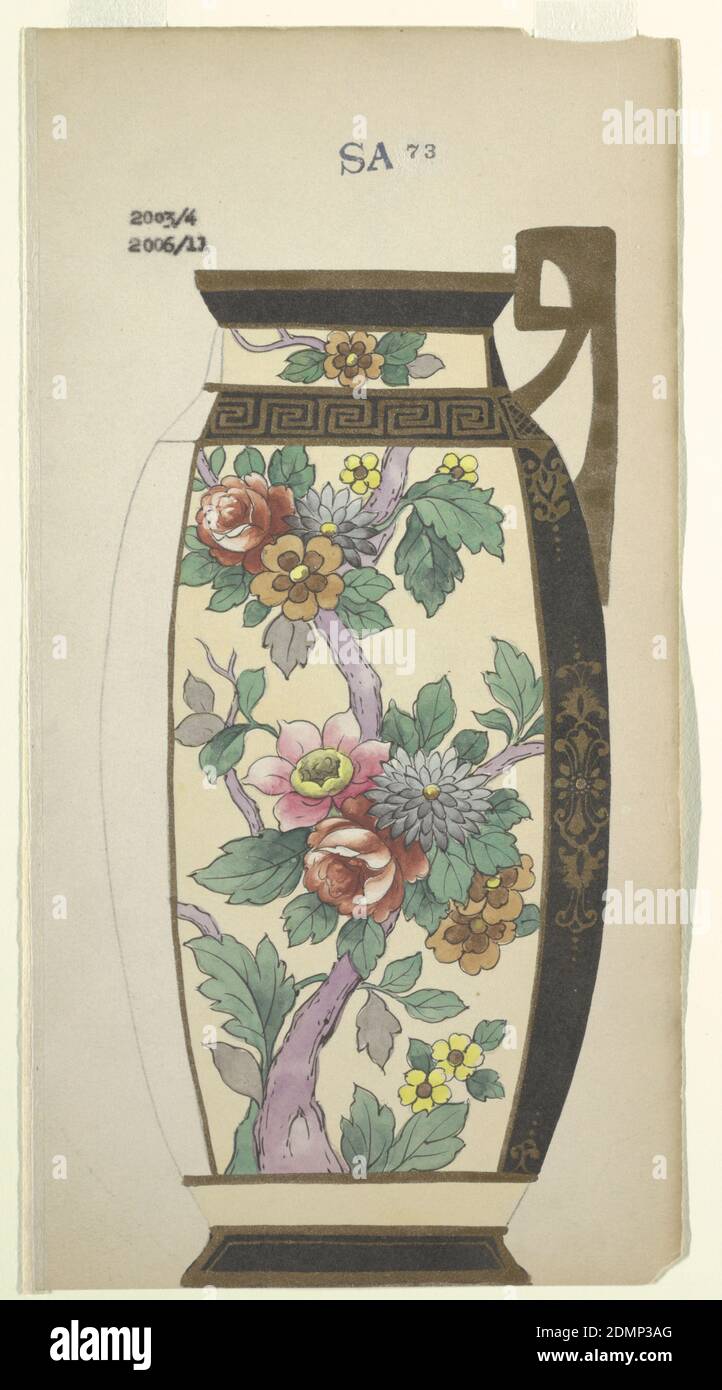 Greek flowers drawing hi-res stock photography and images - Alamy