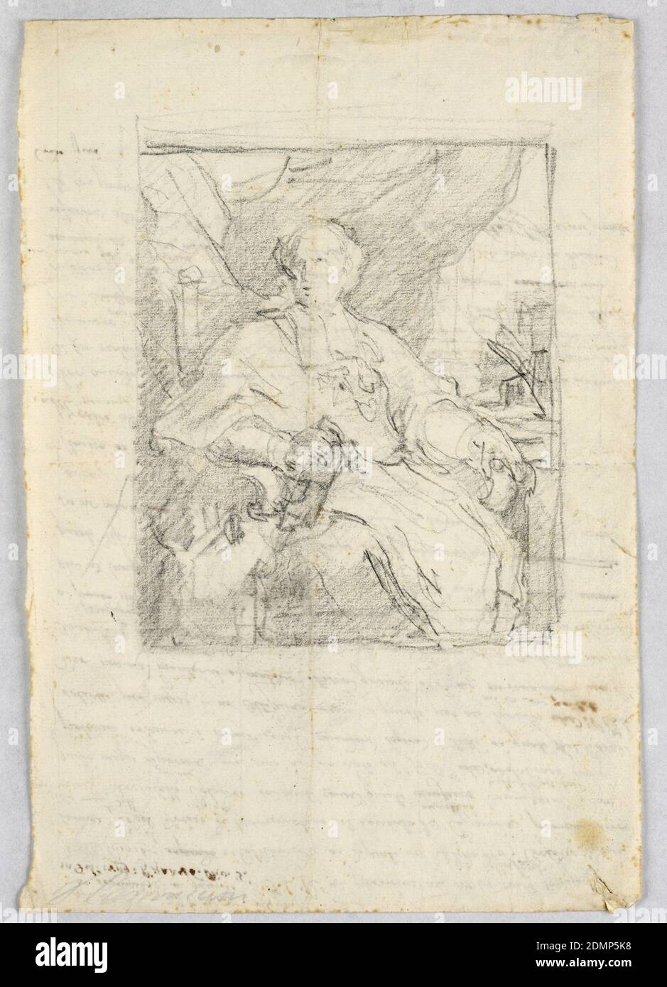 Drapery For A Seated Figure