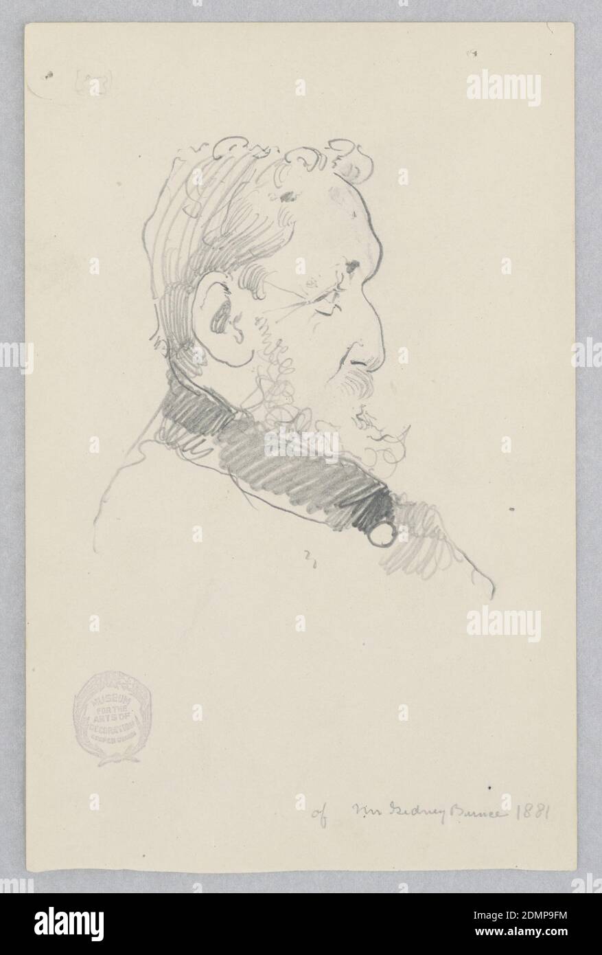 Gedney Bunce, Robert Frederick Blum, American, 1857–1903, Graphite on ...