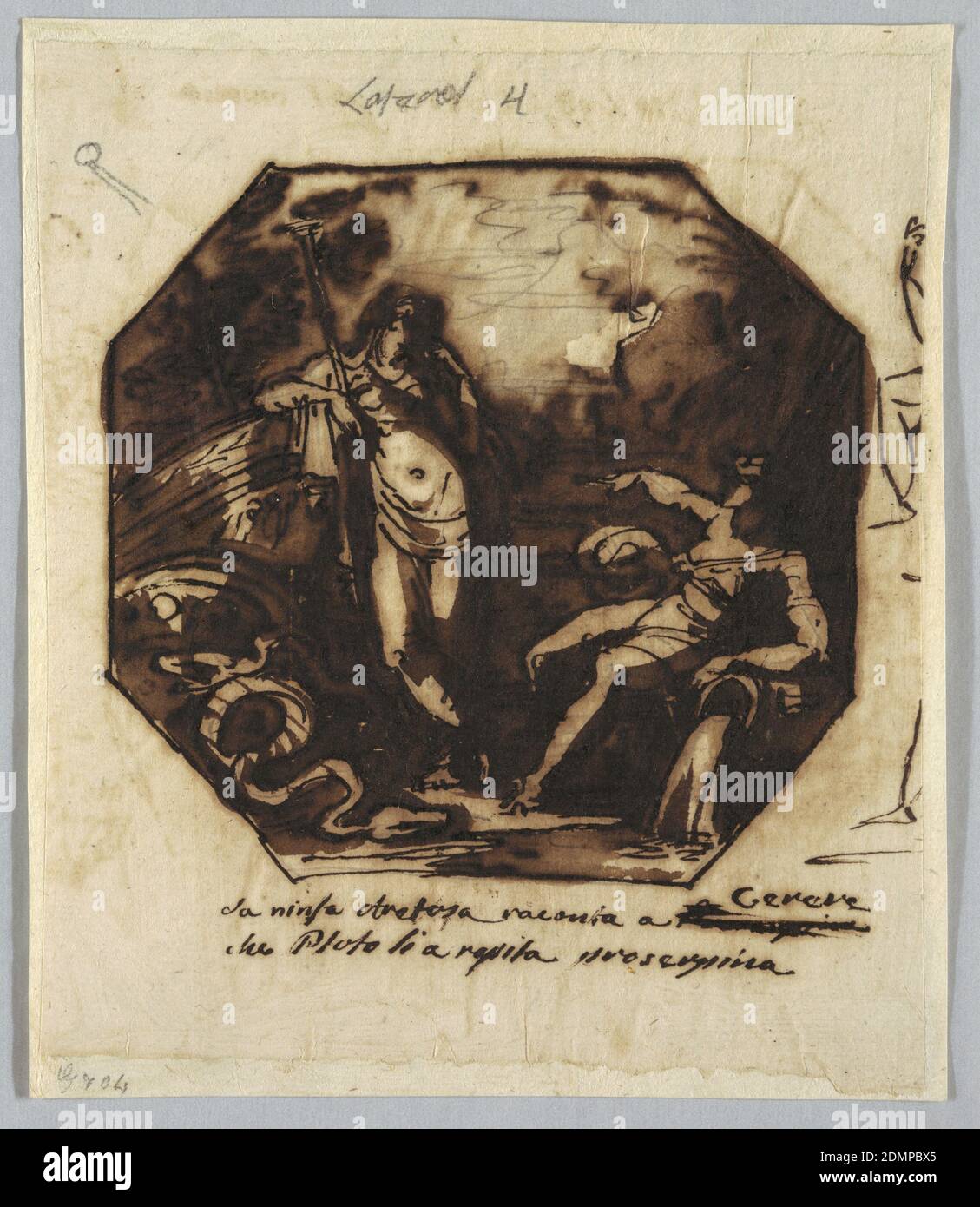 Ceres is told of the Rape of Proserpina, Felice Giani, Italian, 1758 ...