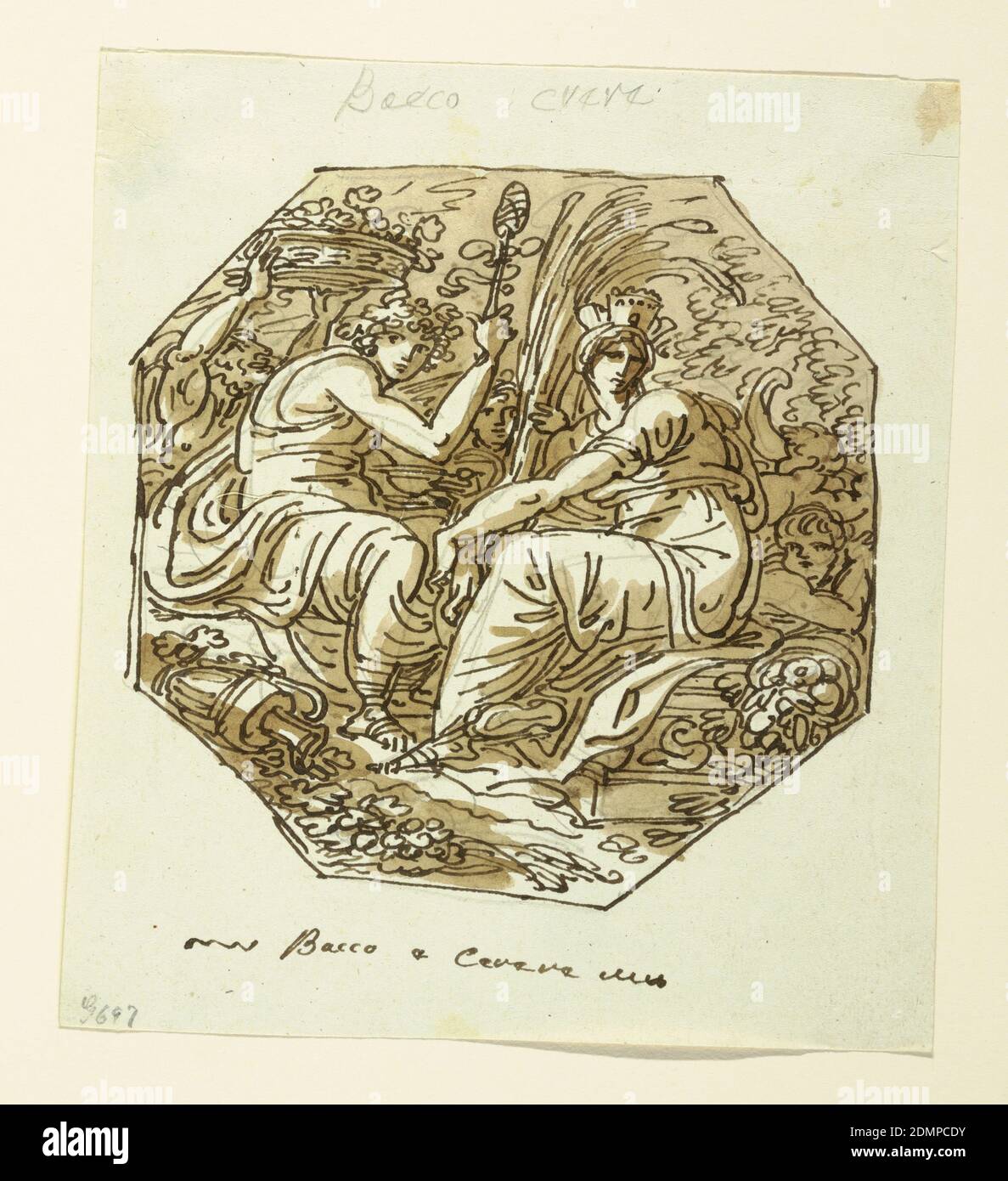 Bacchus drawing hi-res stock photography and images - Alamy