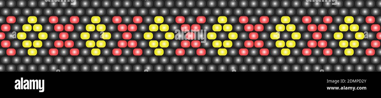 Vector seamless pattern of beads Stock Vector Image & Art - Alamy