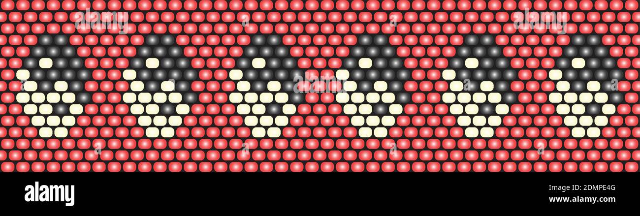 Vector seamless pattern of beads Stock Vector Image & Art - Alamy
