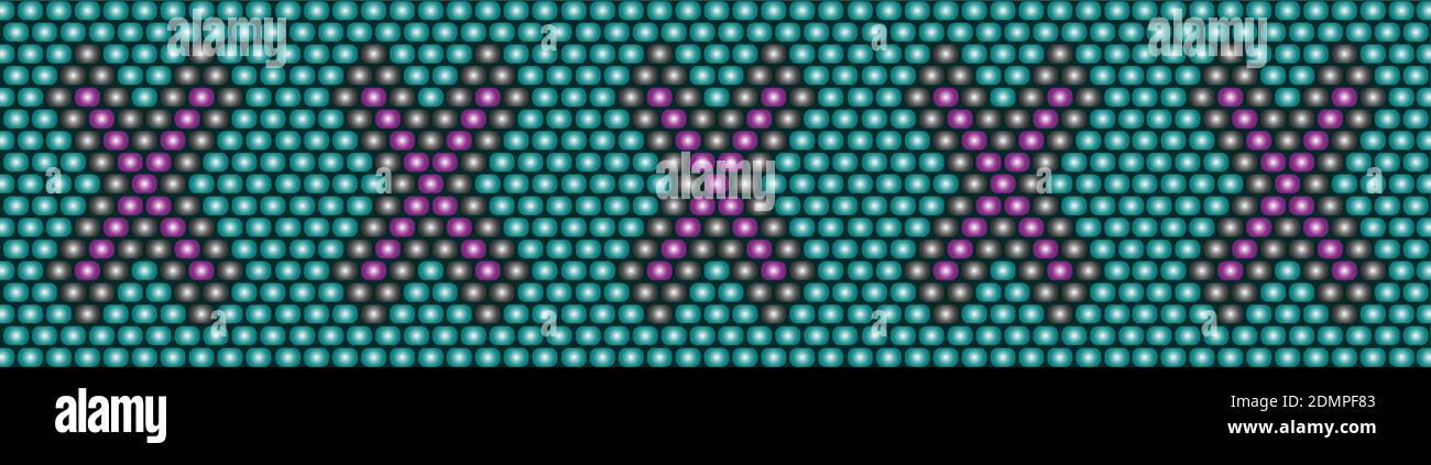 Vector seamless pattern of beads Stock Vector Image & Art - Alamy