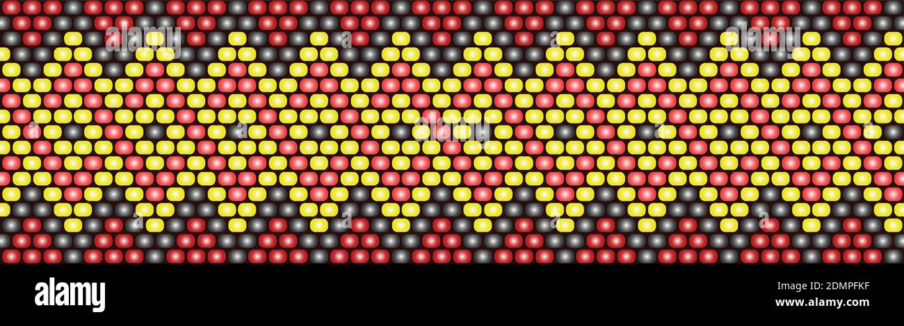 Vector seamless pattern of beads Stock Vector Image & Art - Alamy