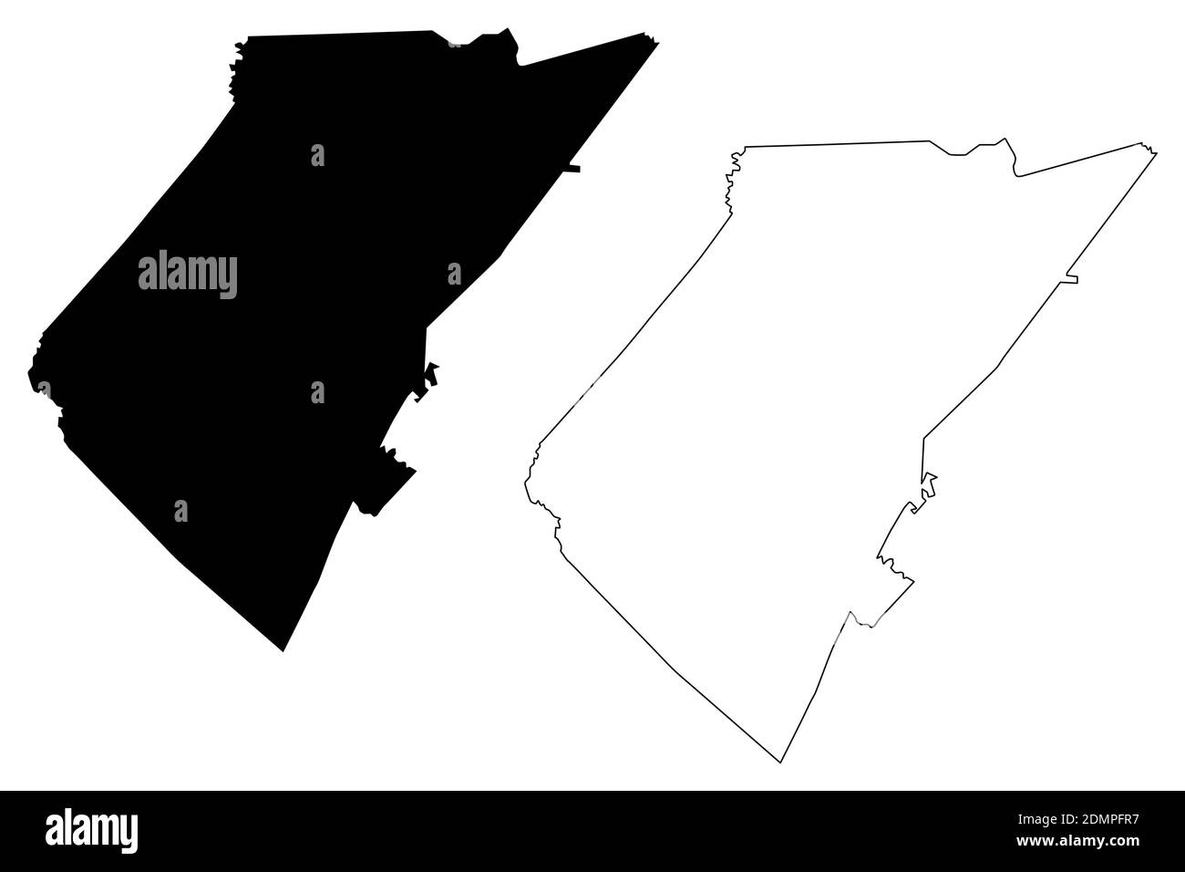 Pikeville map Stock Vector Images - Alamy