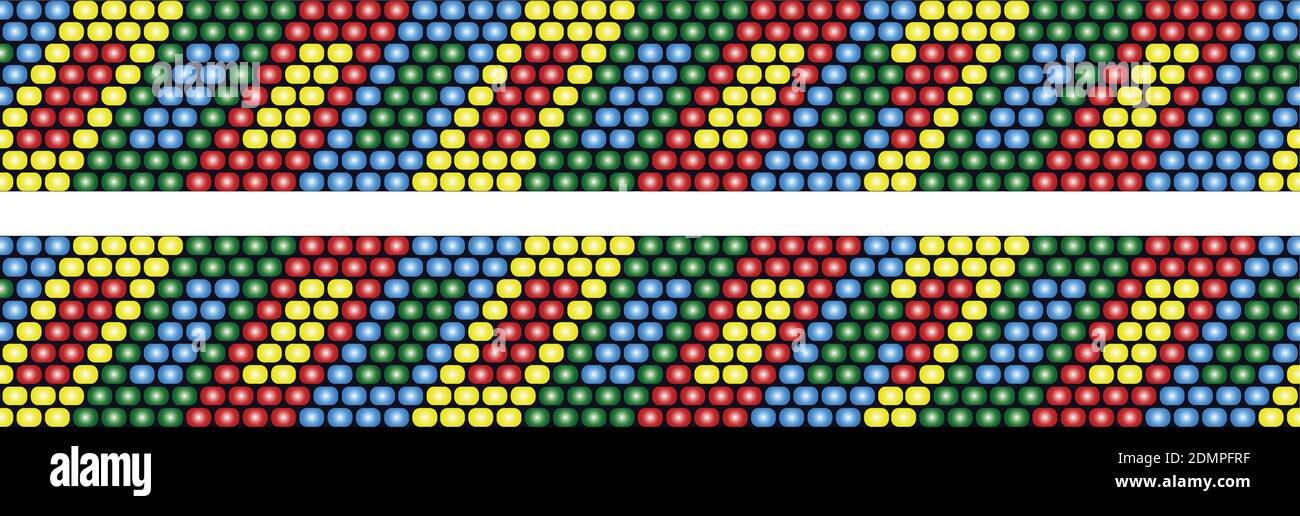 Vector seamless pattern of beads Stock Vector Image & Art - Alamy