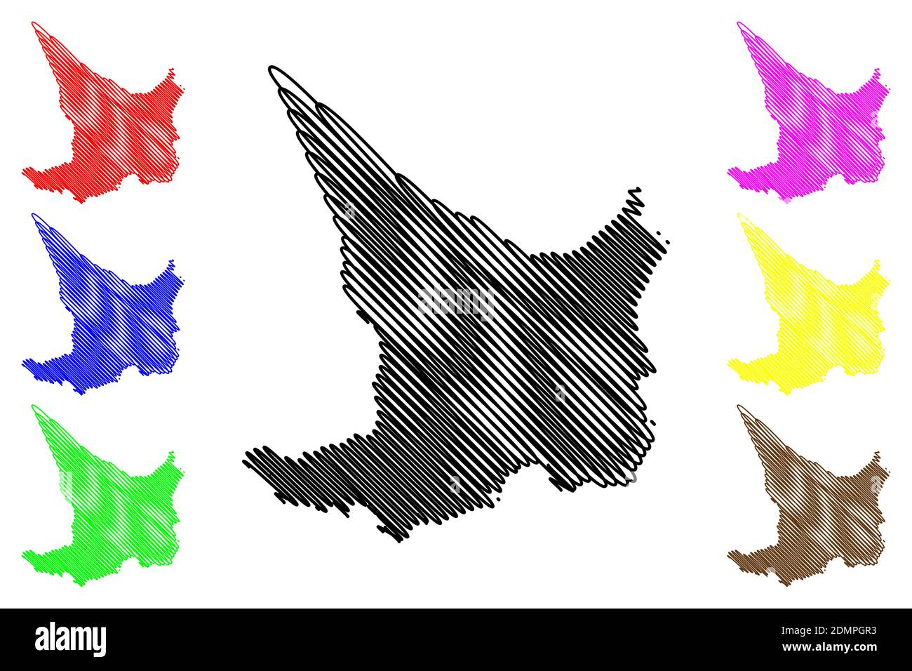 Embu County (Republic of Kenya, Eastern Province) map vector ...