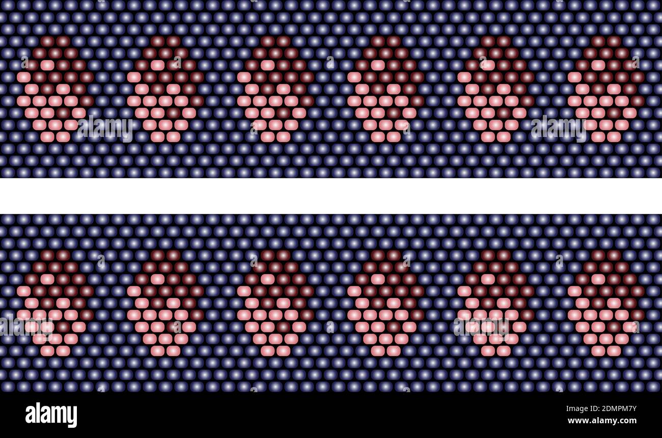 Vector seamless pattern of beads Stock Vector Image & Art - Alamy