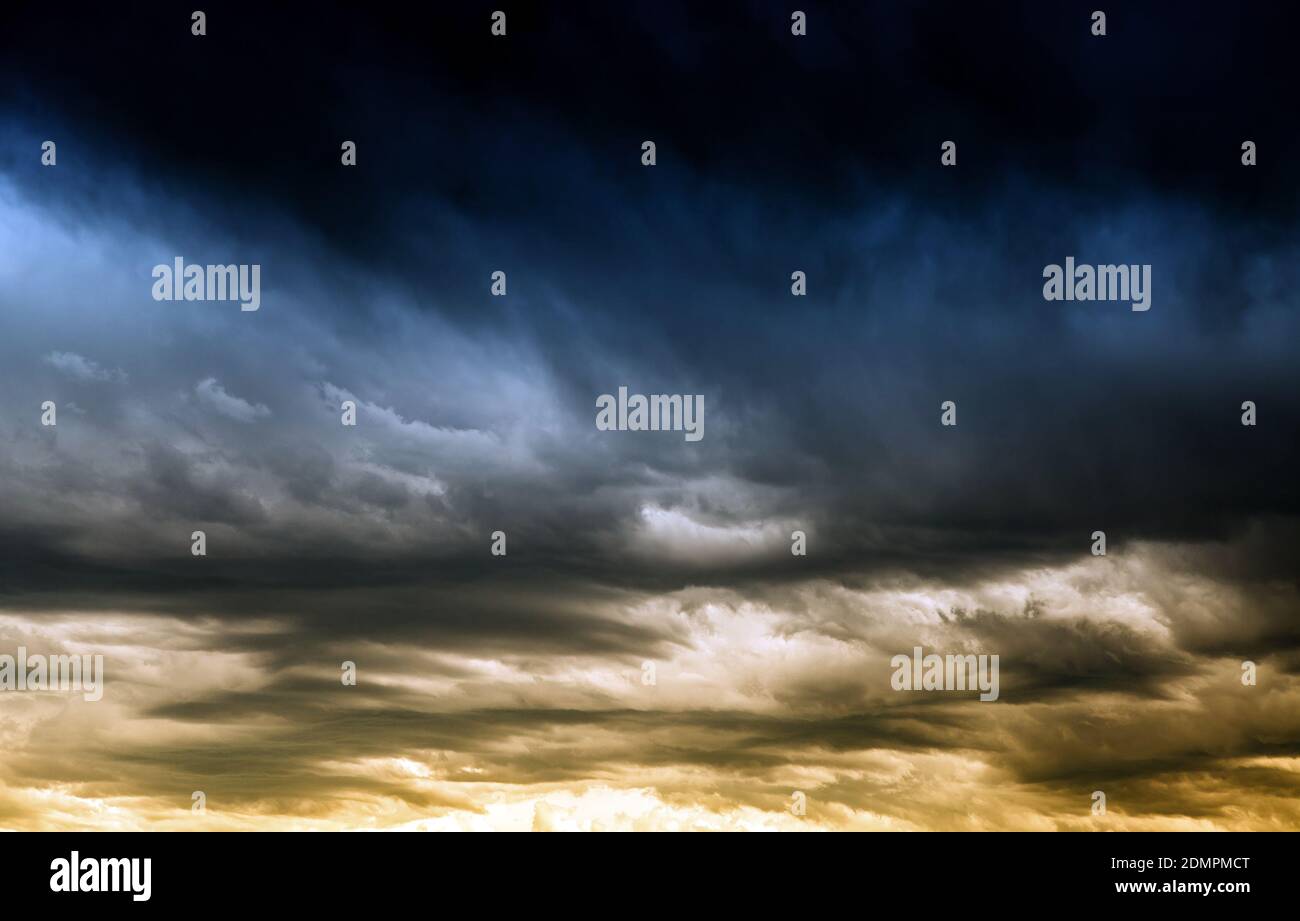 Dark and Dramatic Storm Clouds Area Background Stock Photo - Alamy
