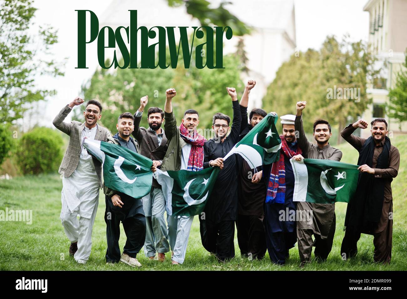 Peshawar city. Group of pakistani man wearing traditional clothes with ...
