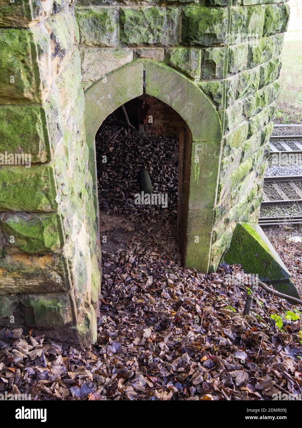Stone arched tower doorway image Stock Photo - Alamy