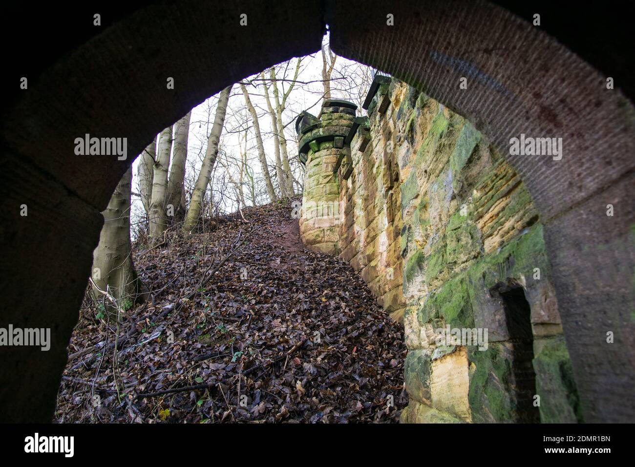 Stone arched tower doorway image Stock Photo - Alamy