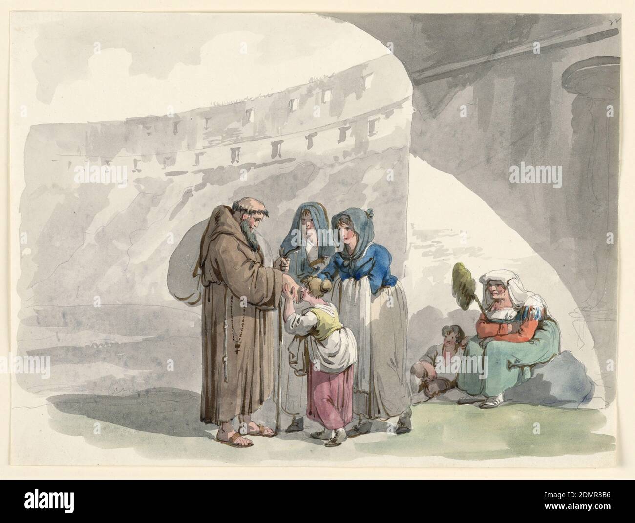 Girl in roman setting hi-res stock photography and images - Alamy