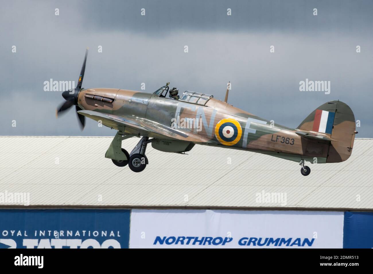 Hawker hurricane flying colour hi-res stock photography and images - Alamy