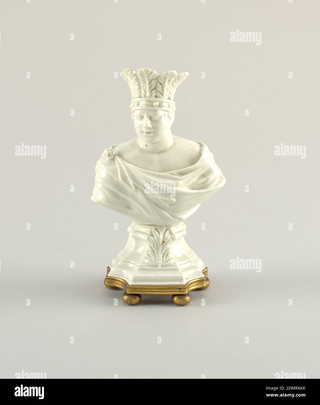 Allegorical Bust of 'America', soft paste porcelain (blanc de chine ...