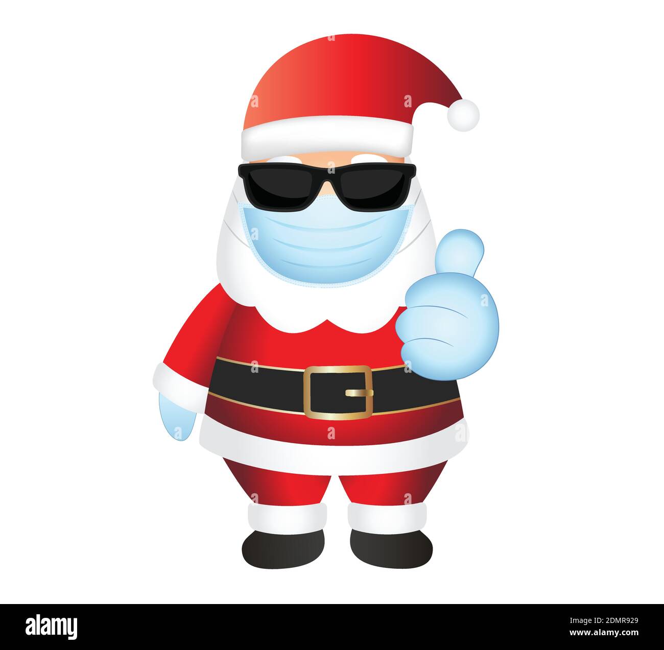 Santa Claus vector illustration isolated on white background. Santa ...