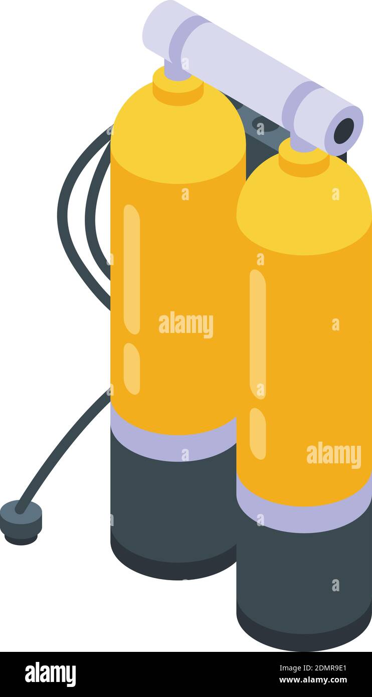 Diving oxygen balloons icon. Isometric of diving oxygen balloons vector ... Diving oxygen balloons icon. Isometric of diving oxygen balloons vector ...