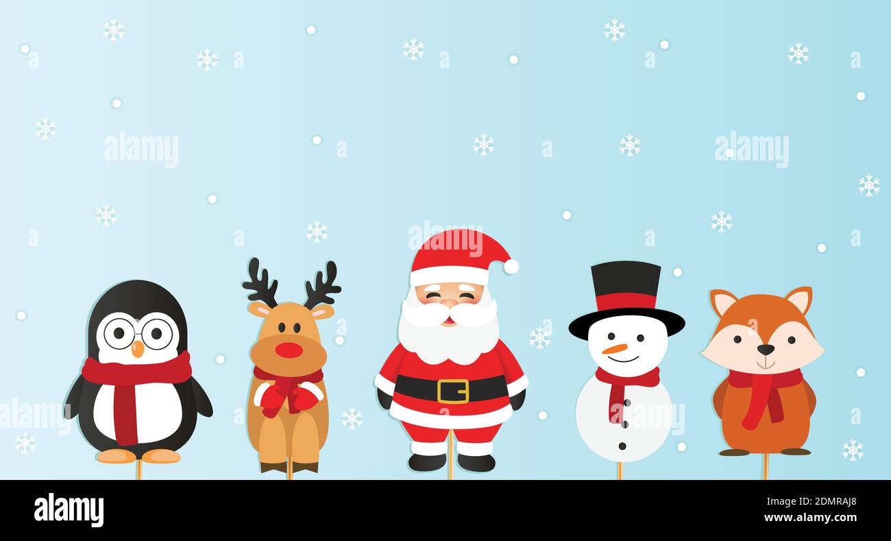 Penguin and fox Stock Vector Images - Alamy