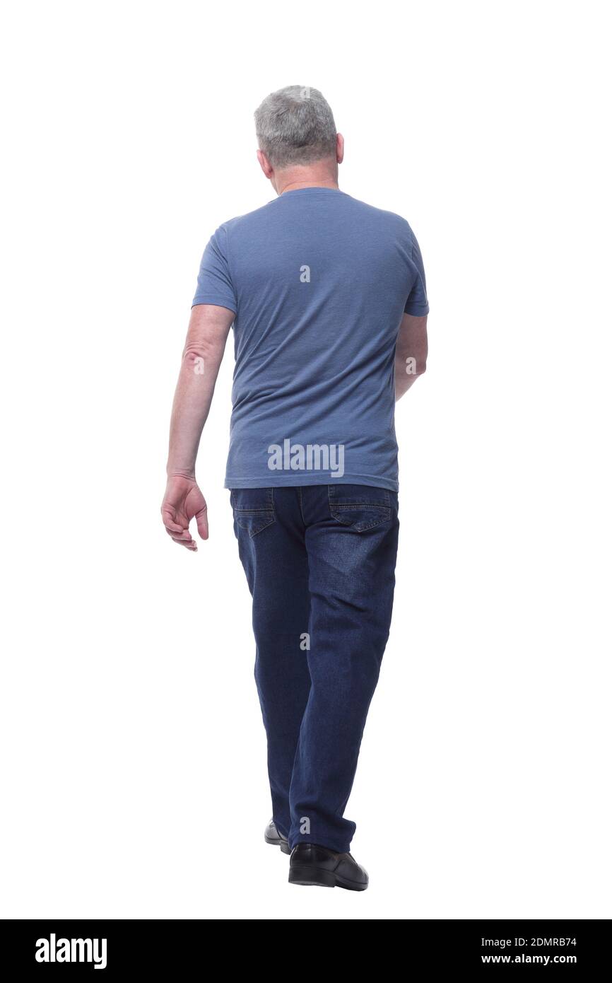 Back view elegant man in Cut Out Stock Images & Pictures - Alamy