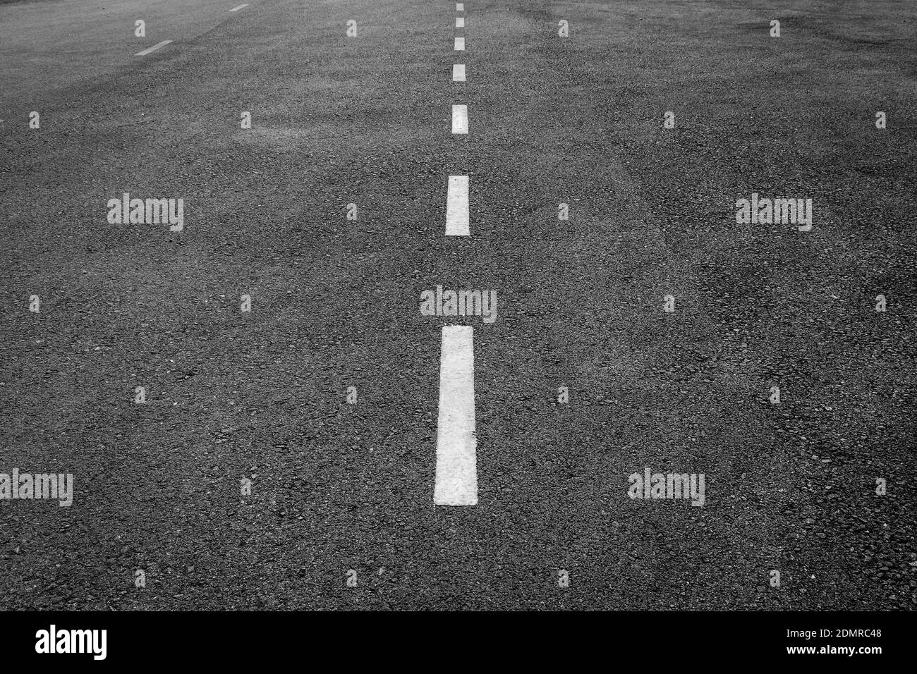 Empty road markings Black and White Stock Photos & Images - Alamy