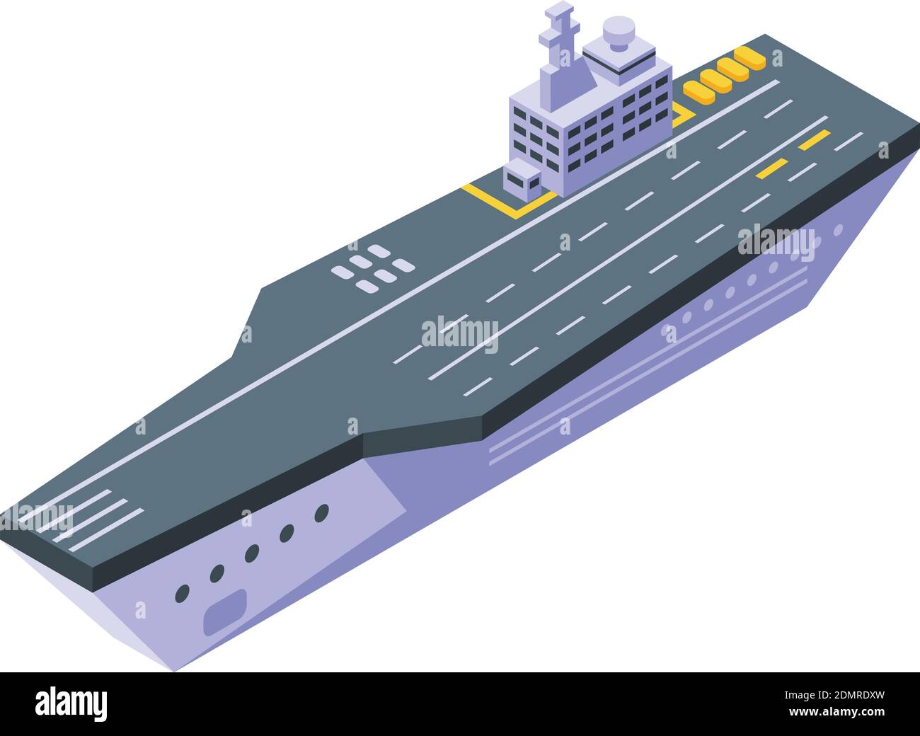 Combat aircraft carrier icon. Isometric of combat aircraft carrier ...